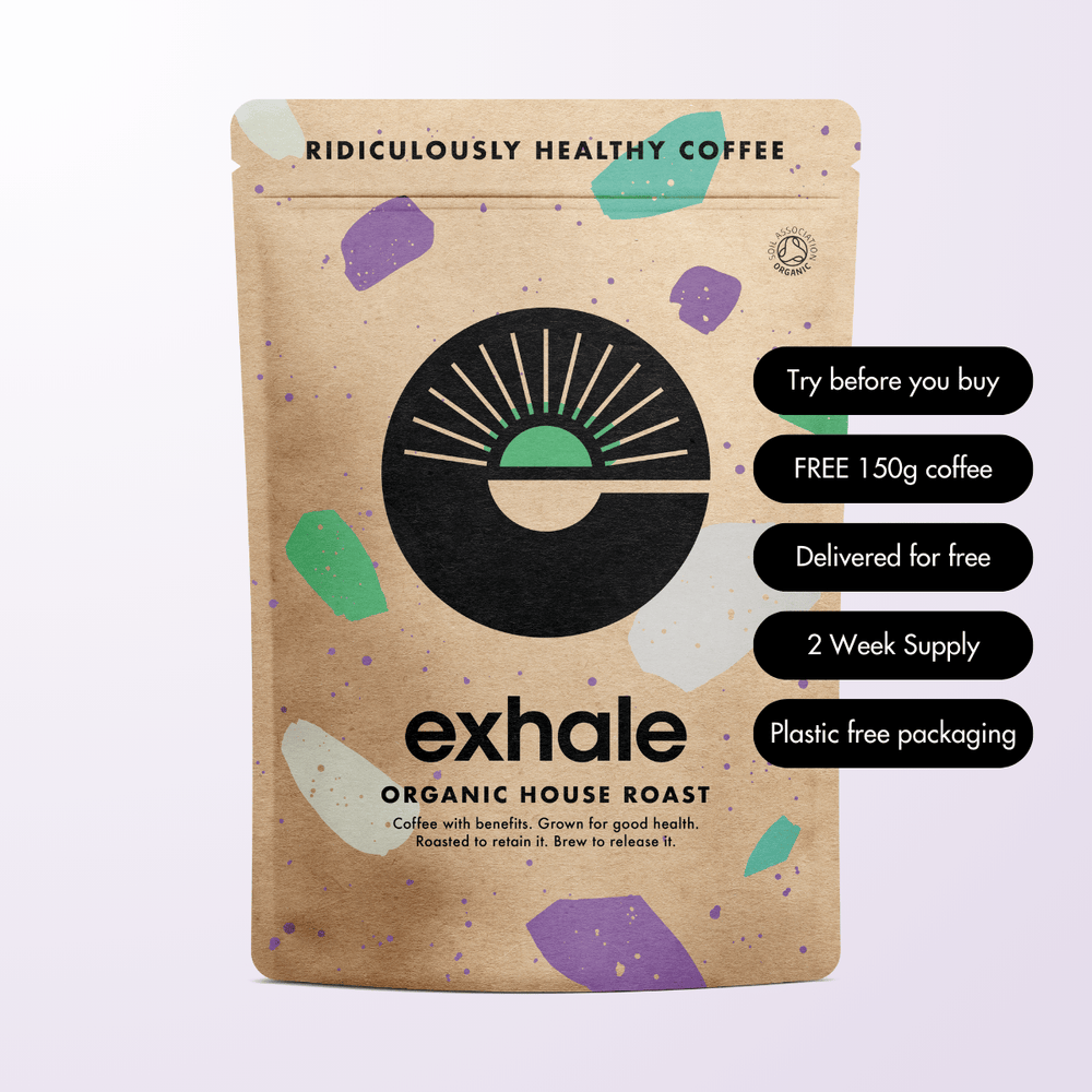 Organic House Roast Coffee | Exhale Healthy Coffee