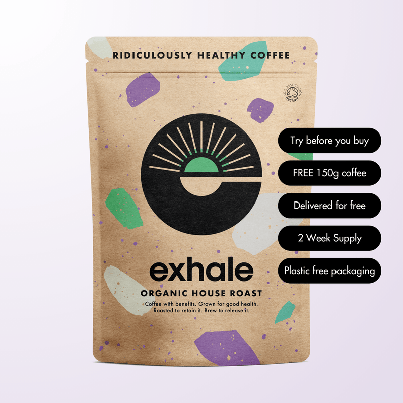 Organic House Roast Coffee | Exhale Healthy Coffee