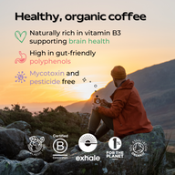 Organic Dark(ish) Roast Coffee | Exhale Healthy Coffee